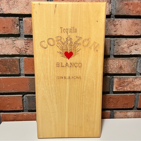 Accents | Tequila Corazon Blanco 10 Blue Agave Wooden Box Storage Case ...